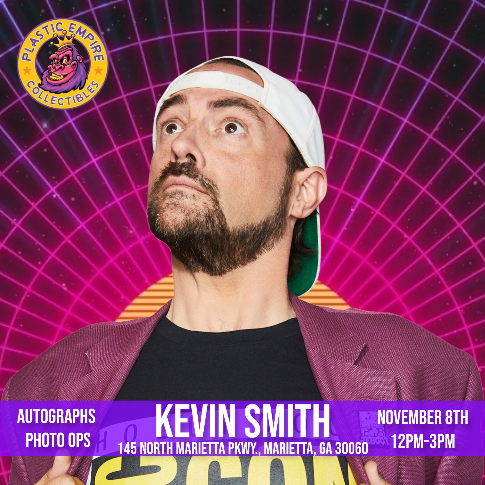 ⭐ Kevin Smith In Store Signing November 8th! ⭐ – Plastic Empire