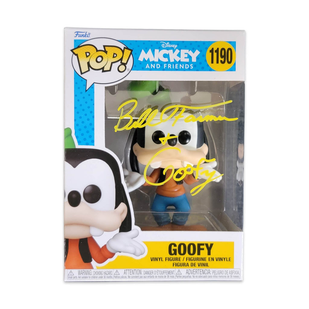 Goofy Autograph