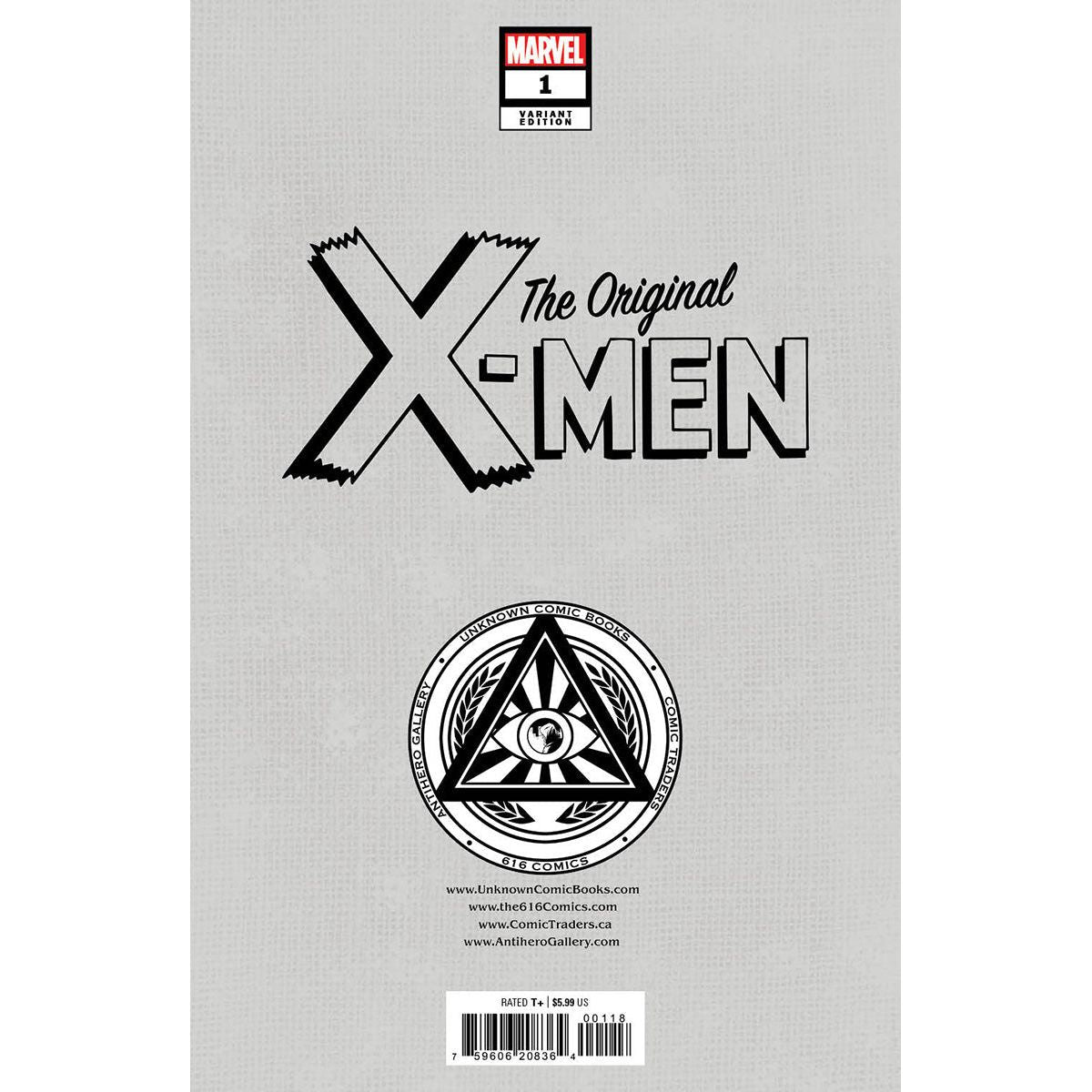 ORIGINAL X-MEN #1 UNKNOWN COMICS KAARE ANDREWS EXCLUSIVE VIRGIN VAR (1 – Plastic Empire