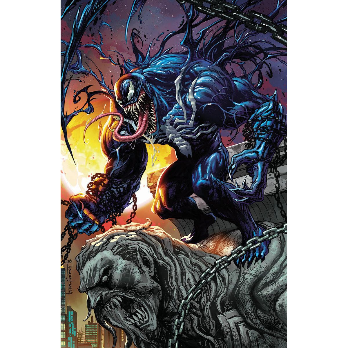 VENOM #11 UNKNOWN COMICS TYLER KIRKHAM EXCLUSIVE VIRGIN VAR (10/12/202 ...